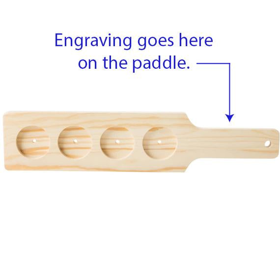 Beer Flight Paddle Set, Beer Tasting Set with Glasses, Mini Pub Glasses ...